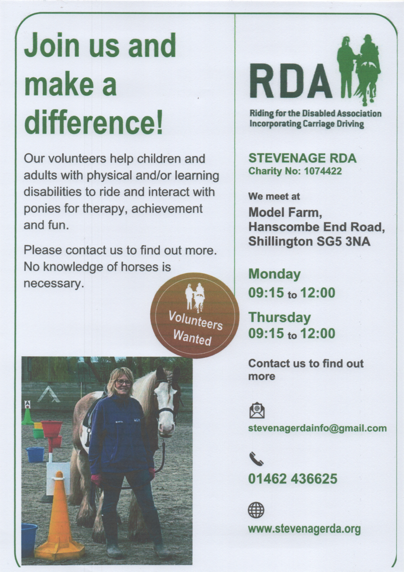 Volunteer – Stevenage RDA